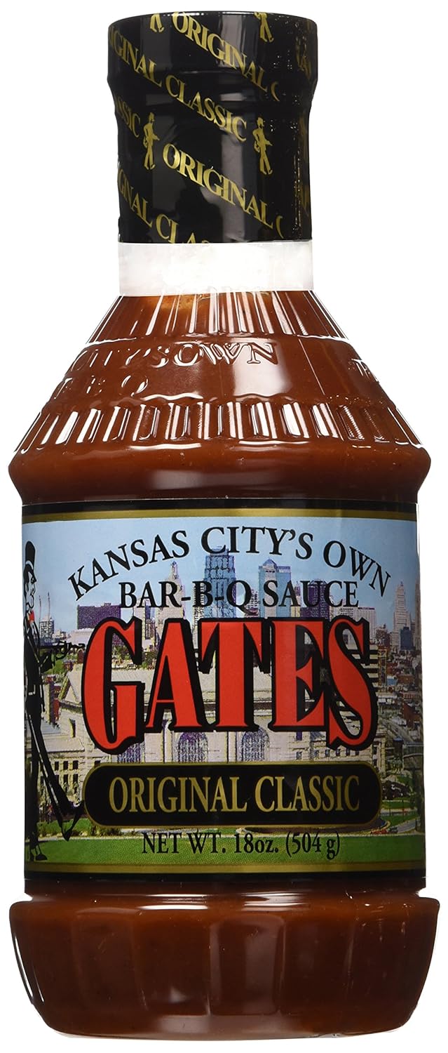 Gates Original Classic Bar-B-Q Sauce, 18 Ounce Bottle, Kansas City Sty ...
